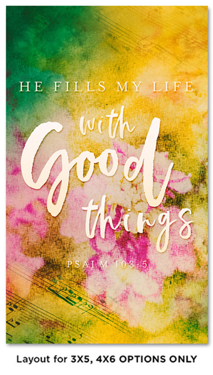 SW061 He Fills My Life - Church Banners