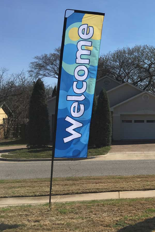 Custom Rectangular Flag | ChurchBanners.com