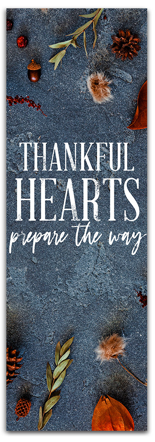 HB233 Thankful Hearts - ChurchBanners.com