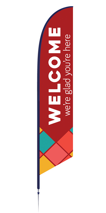 Welcome Feather Flags & Banners | ChurchBanners.com