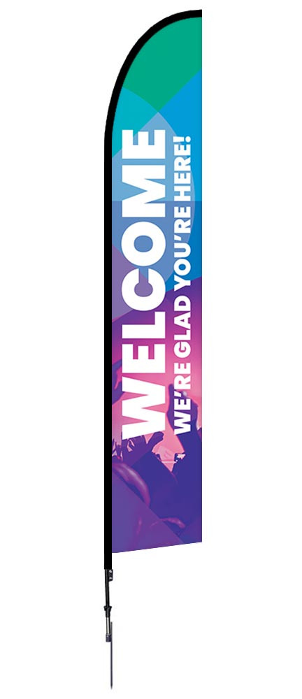 Welcome Feather Flags & Banners | ChurchBanners.com