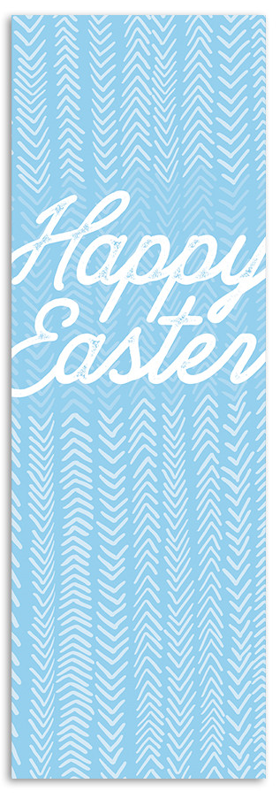 Blue Easter Chevron - Set of 4 - E330 - ChurchBanners.com