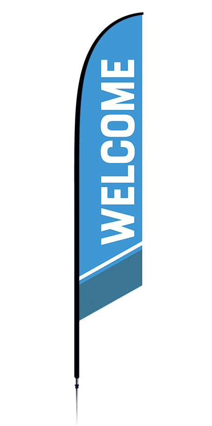 Welcome Feather Flags & Banners | ChurchBanners.com
