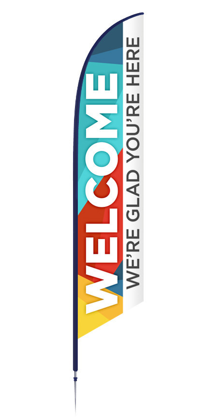 Church Feather Flags | Church Feather Banners | ChurchBanners.com