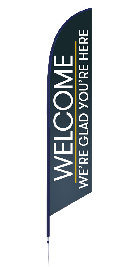 Welcome Feather Flags & Banners | ChurchBanners.com