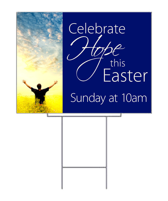 Buy High Quality Easter Yard Signs - Church Banners