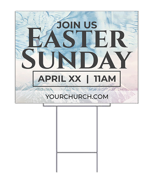 Church Yard Signs | Promote Easter | ChurchBanners.com