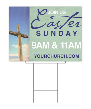 Buy High Quality Easter Yard Signs - Church Banners