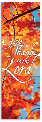 Indoor Fall Worship Banner | Church Banners.com