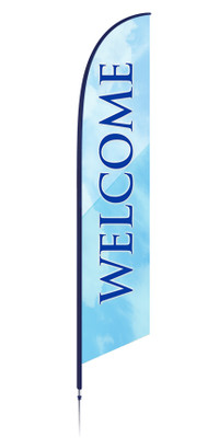 Easter Feather Flags | ChurchBanners.com