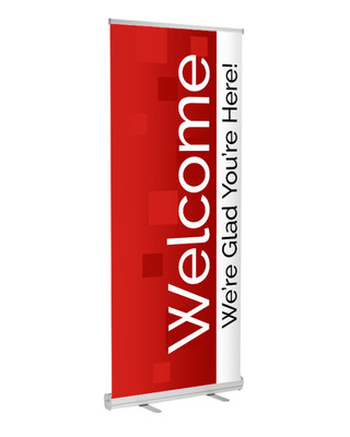 Welcome Rollup Banners | ChurchBanners.com