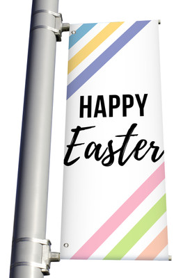 Easter Light Pole Banners | Parking lot banners | ChurchBanners.com