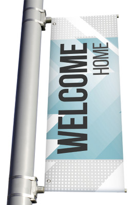 Welcome Light Pole Banners | ChurchBanners.com