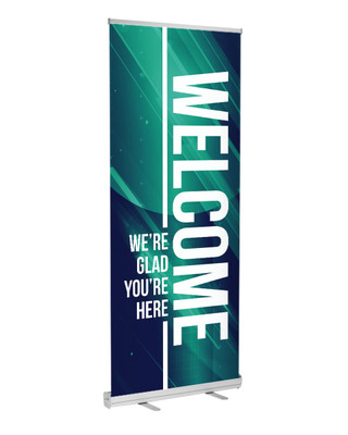 Welcome Rollup Banners | ChurchBanners.com