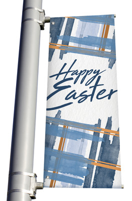 Easter Light Pole Banners | Parking lot banners | ChurchBanners.com