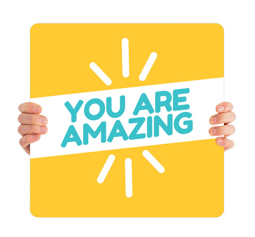 You Are Amazing - Handheld Sign - HHR027 - ChurchBanners.com