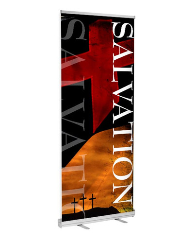Salvation - D2 Retractable - PB022 - ChurchBanners.com