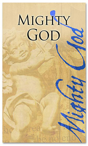 Tan & Blue Names of Christ Banners | ChurchBanners.com