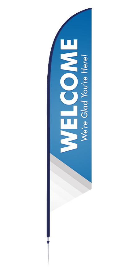 Welcome Feather Flags & Banners | ChurchBanners.com