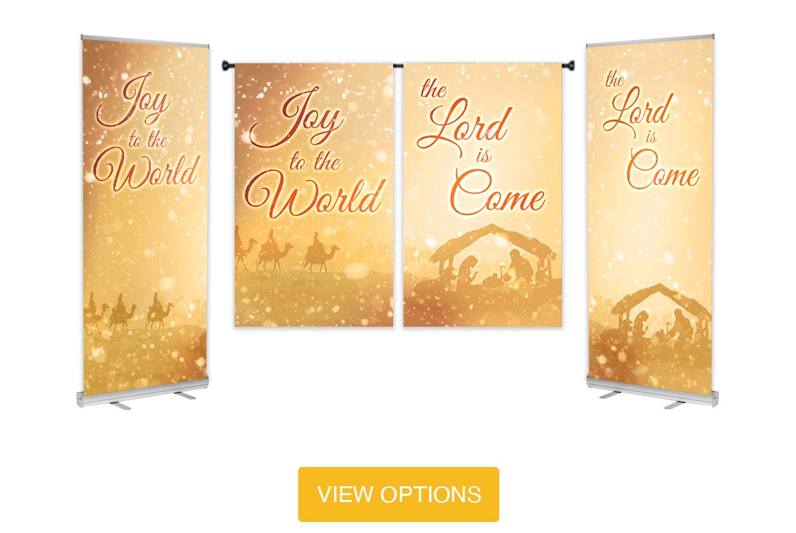 Christmas Design Styles | Indoor Christmas Banners | ChurchBanners.com