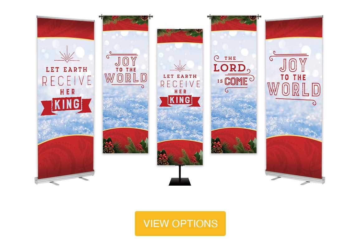 Christmas Design Styles | Indoor Christmas Banners | ChurchBanners.com