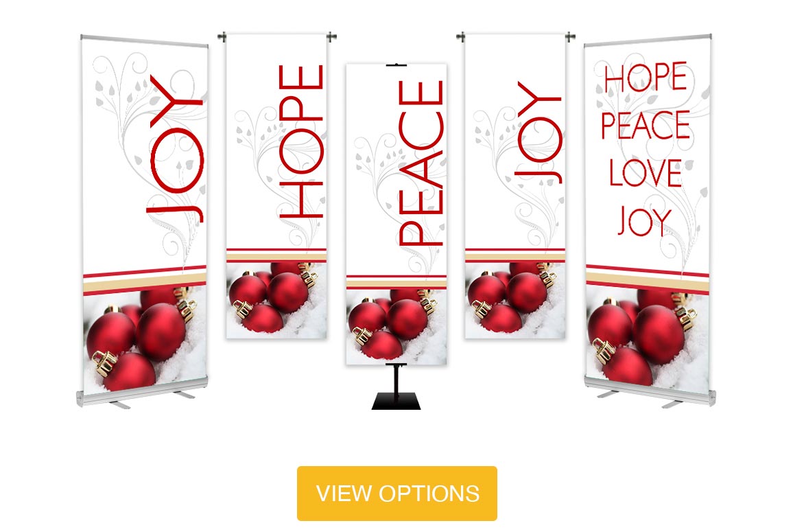 Christmas Design Styles | Indoor Christmas Banners | ChurchBanners.com