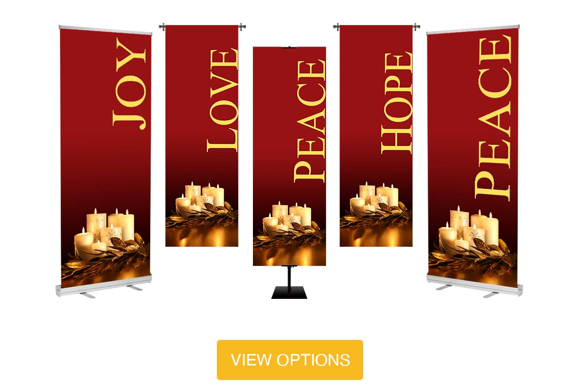 Christmas Design Styles | Indoor Christmas Banners | ChurchBanners.com