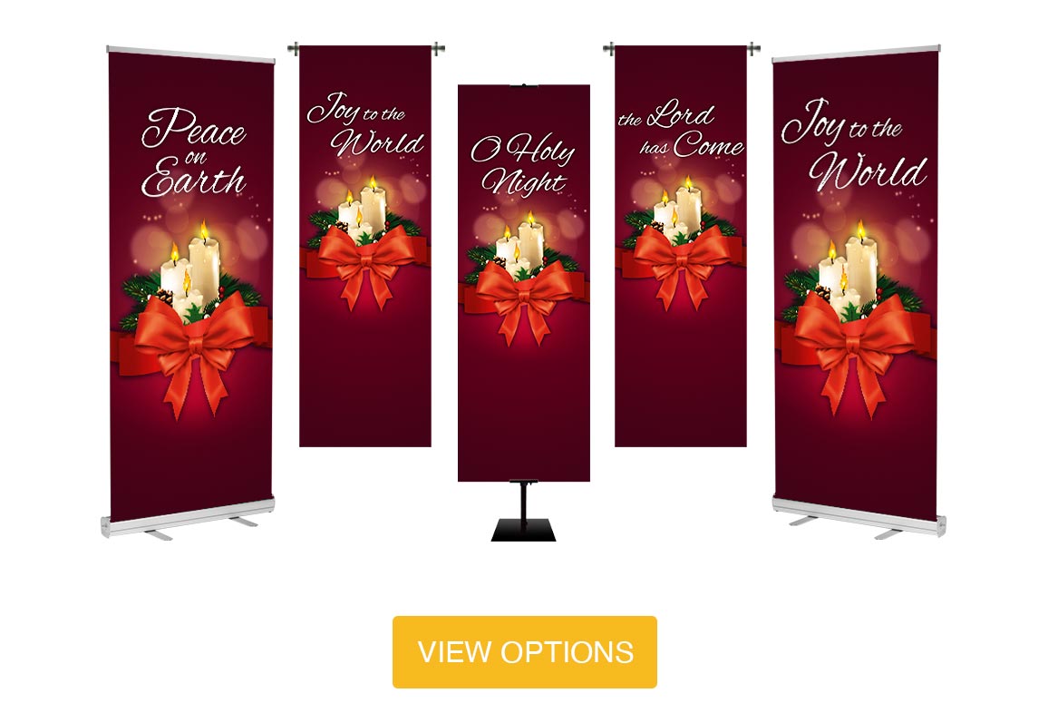 Christmas Design Styles | Indoor Christmas Banners | ChurchBanners.com