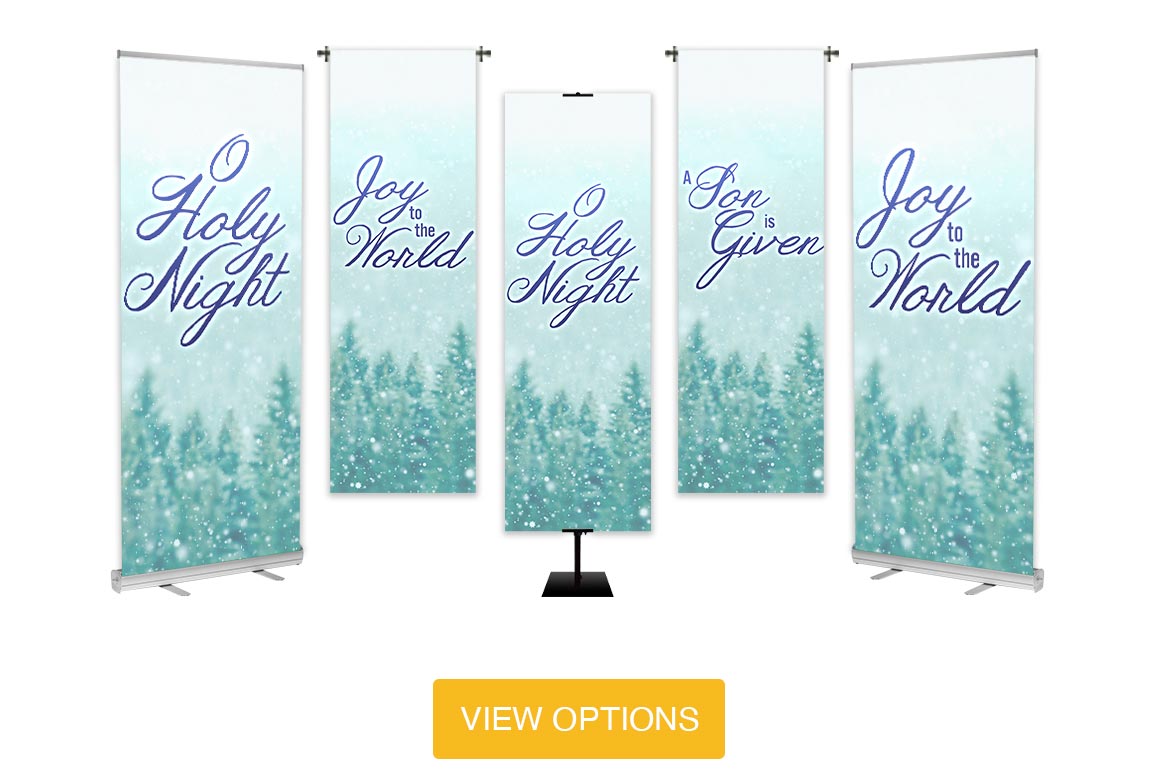 Christmas Design Styles | Indoor Christmas Banners | ChurchBanners.com