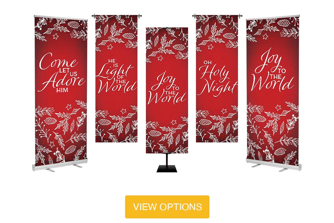 Christmas Design Styles | Indoor Christmas Banners | ChurchBanners.com
