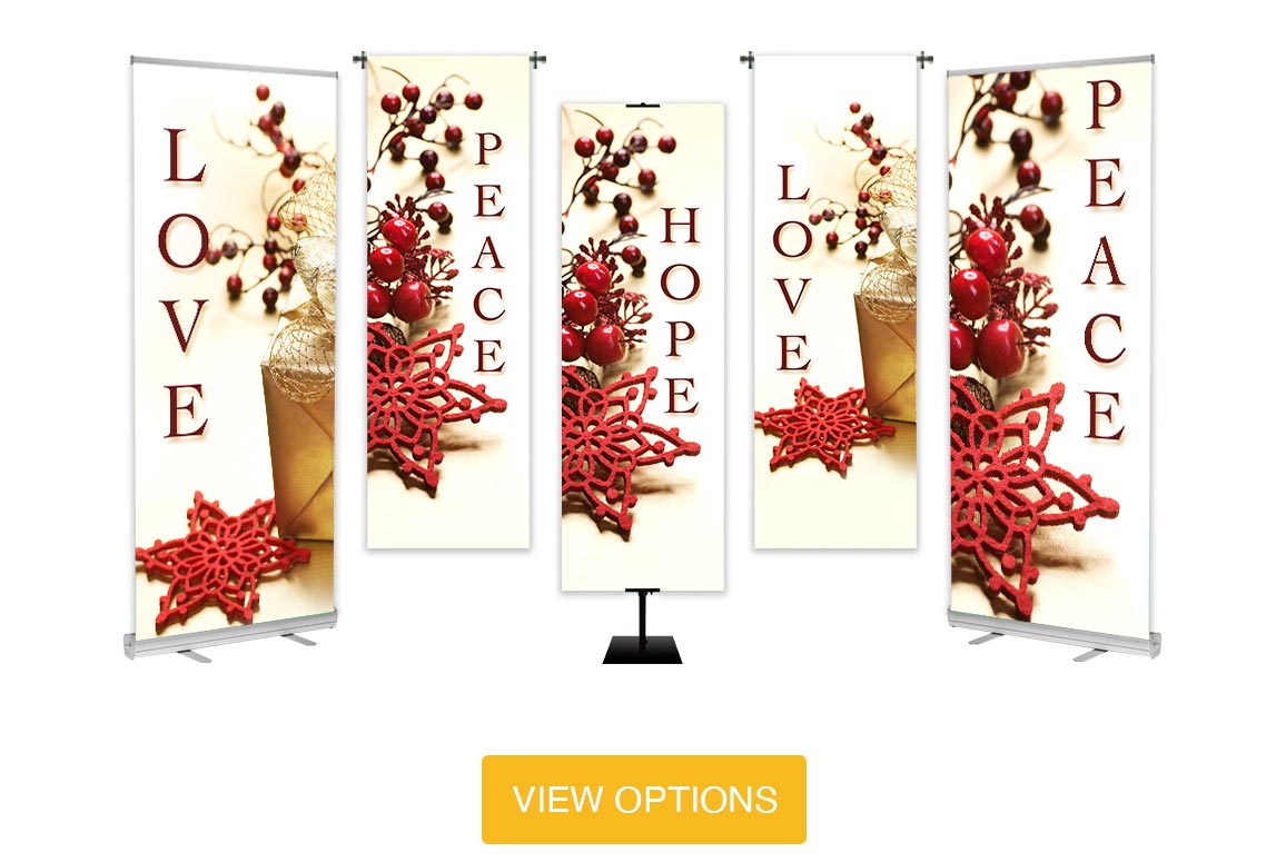 Christmas Design Styles | Indoor Christmas Banners | ChurchBanners.com