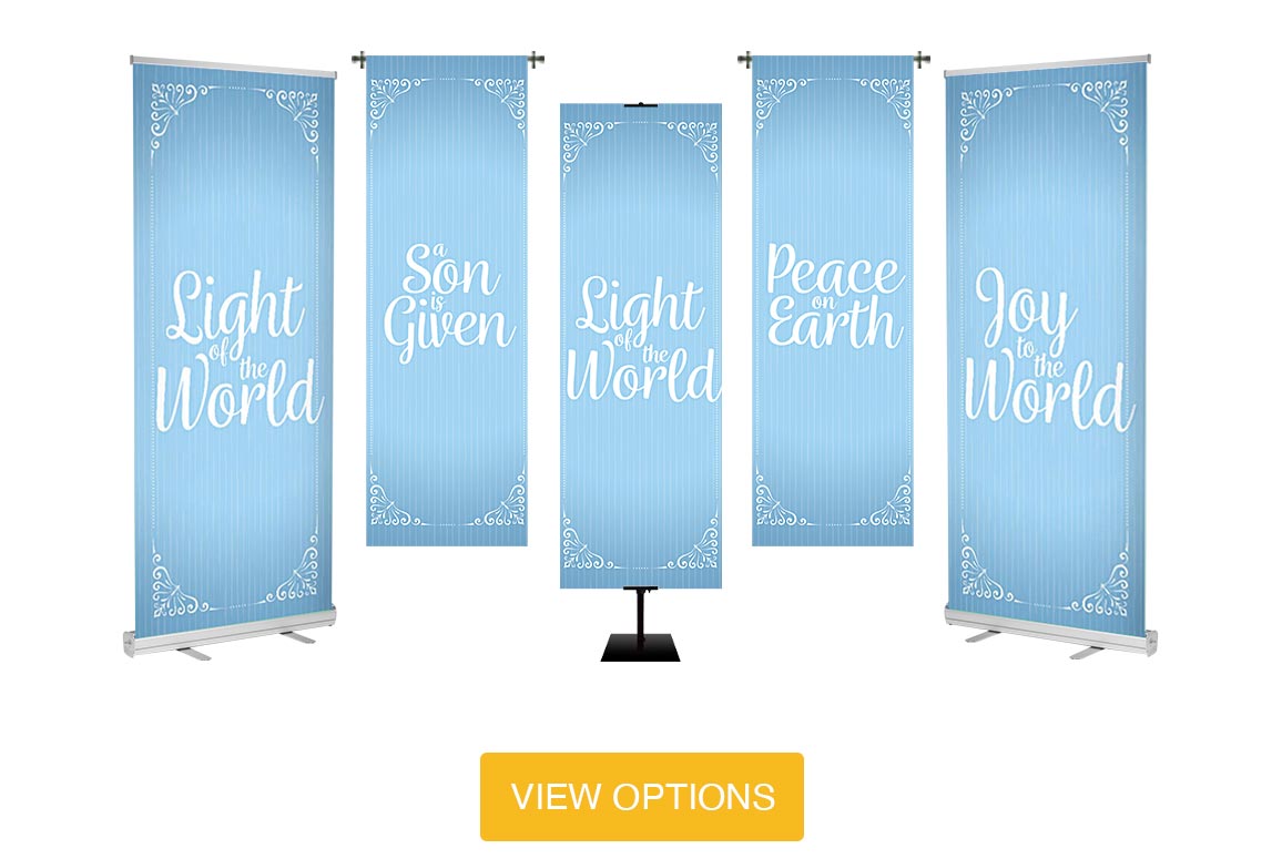 Christmas Design Styles | Indoor Christmas Banners | ChurchBanners.com