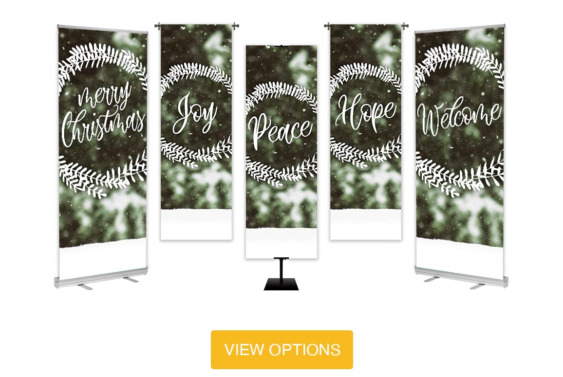 Christmas Design Styles | Indoor Christmas Banners | ChurchBanners.com