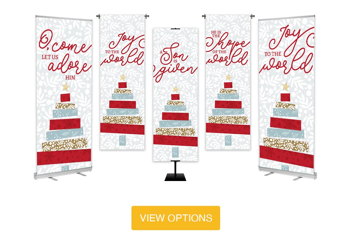 Christmas Design Styles | Indoor Christmas Banners | ChurchBanners.com
