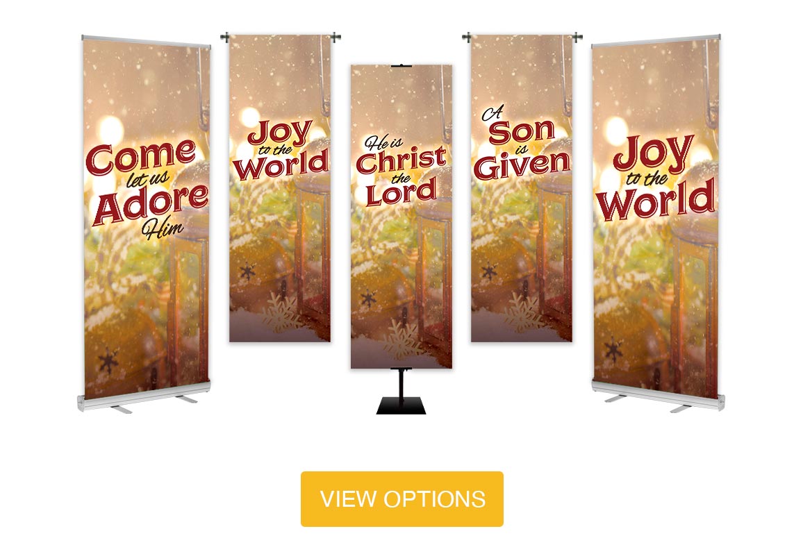Christmas Design Styles | Indoor Christmas Banners | ChurchBanners.com