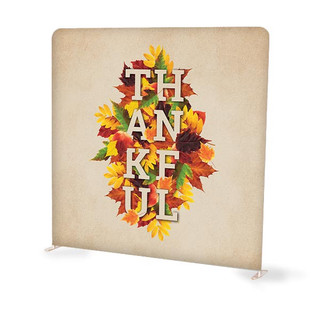 Thankful - Tension Backdrop Display - HB336 - ChurchBanners.com