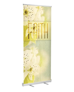 Faith - D2 Retractable - SW007 - ChurchBanners.com