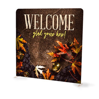 Welcome - Tension Backdrop Display - Fall Series 18 - ChurchBanners.com