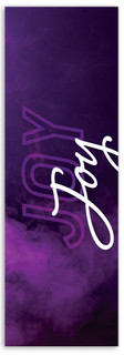 Joy - Advent Banner - ADV030 - ChurchBanners.com