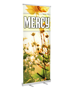 Mercy - D2 Retractable - SW020 - ChurchBanners.com
