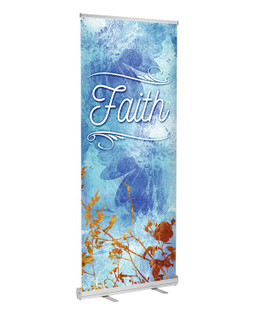 Faith - D2 Retractable - SW051 - ChurchBanners.com