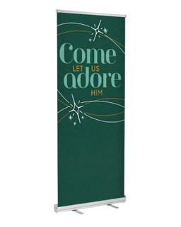 Come Adore Him - D2 Retractable - CB137b - ChurchBanners.com