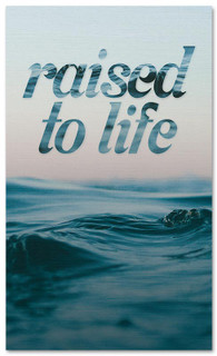 B039 Baptism Raised to Life -xw - ChurchBanners.com