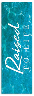 B042 Baptism Raised to Life - ChurchBanners.com