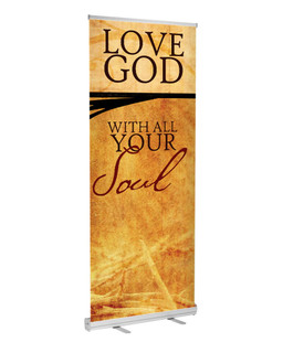 Soul - D2 Retractable - LG02 Tan - ChurchBanners.com