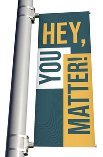 You Matter - Light Pole Banner - WC109 - ChurchBanners.com