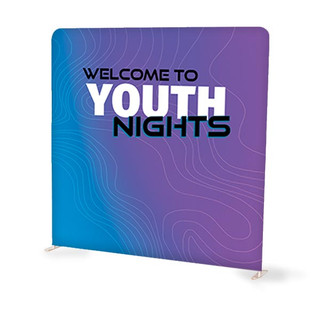 Youth Nights - Tension Backdrop Display - YM Style 6 - ChurchBanners.com