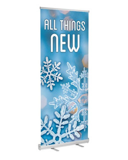 All Things New - D2 Retractable - WNTR022 - ChurchBanners.com