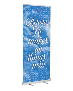 All Things New - D2 Retractable - WNTR121 - ChurchBanners.com