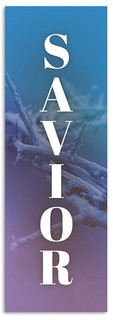E555 Savior - Easter Banner - ChurchBanners.com
